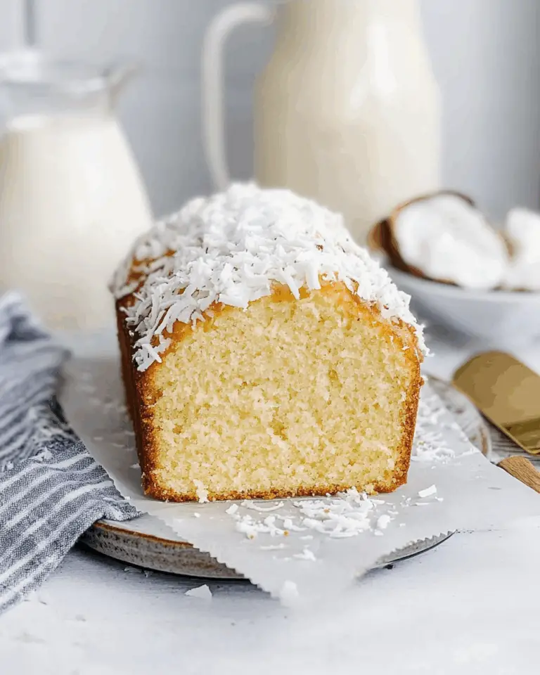 Coconut Loaf Cake - Home Cook Simple