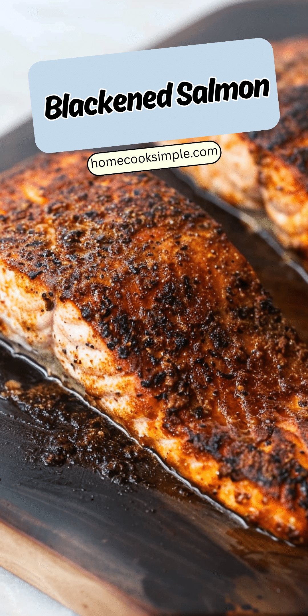 Blackened Salmon - Home Cook Simple