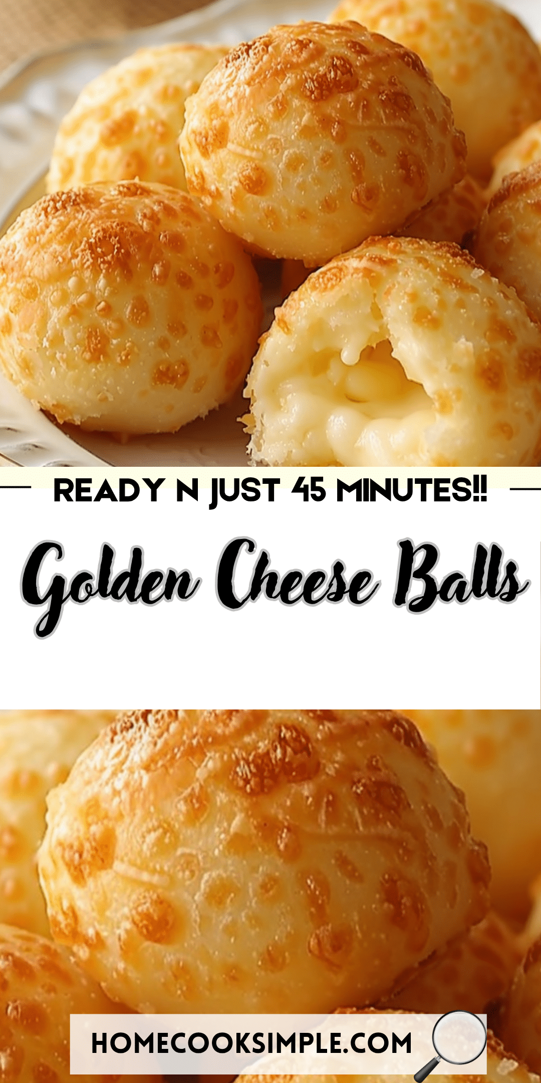 Golden Cheese Balls - Home Cook Simple