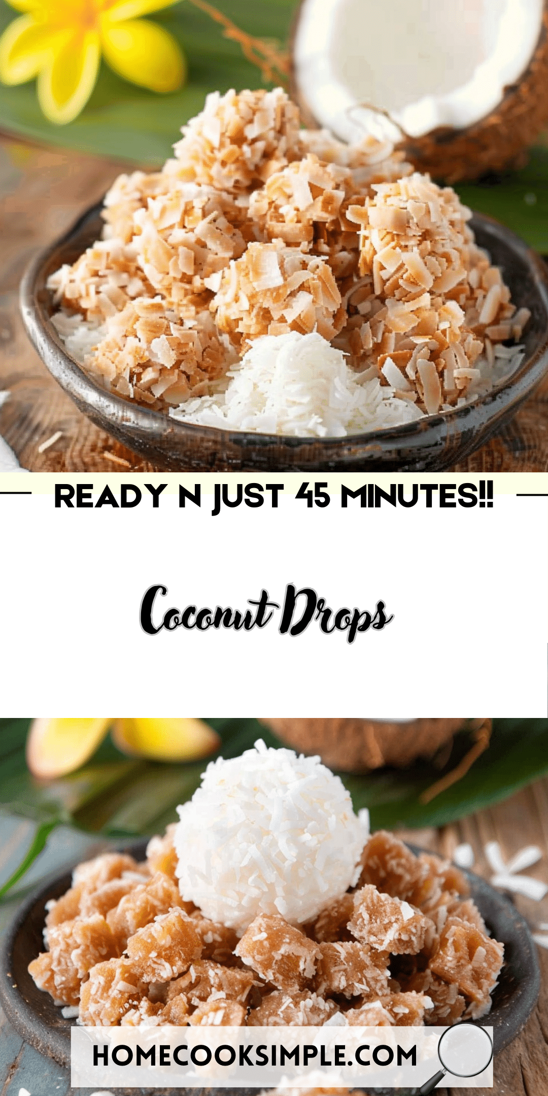 Coconut Drops - Home Cook Simple
