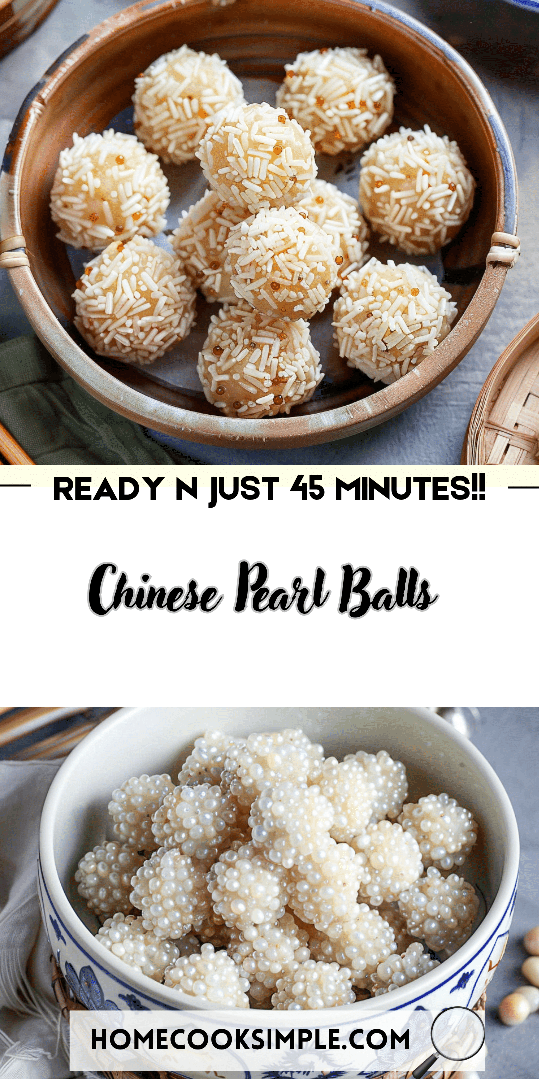Chinese Pearl Balls - Home Cook Simple