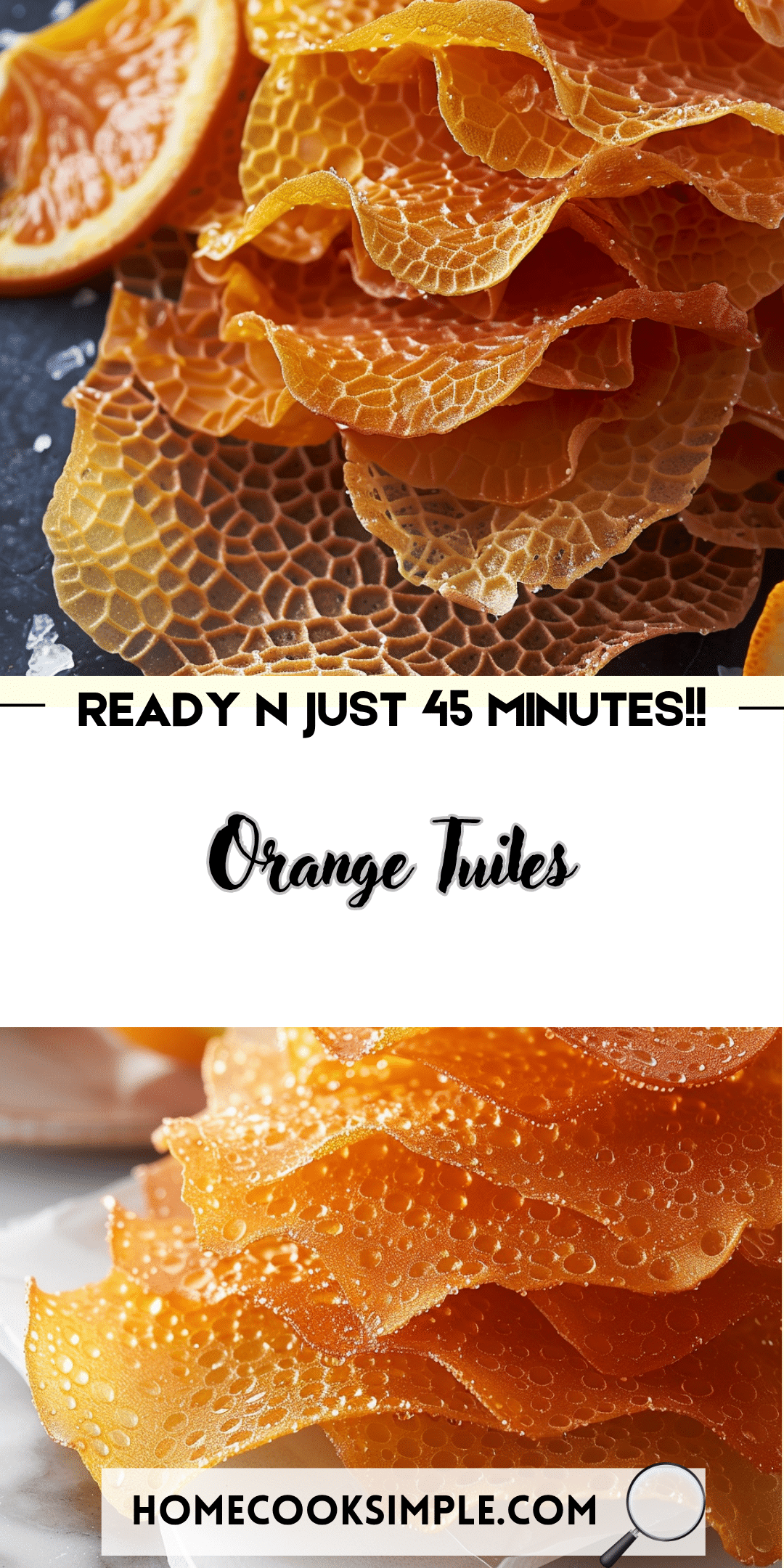 Orange Tuiles - Home Cook Simple