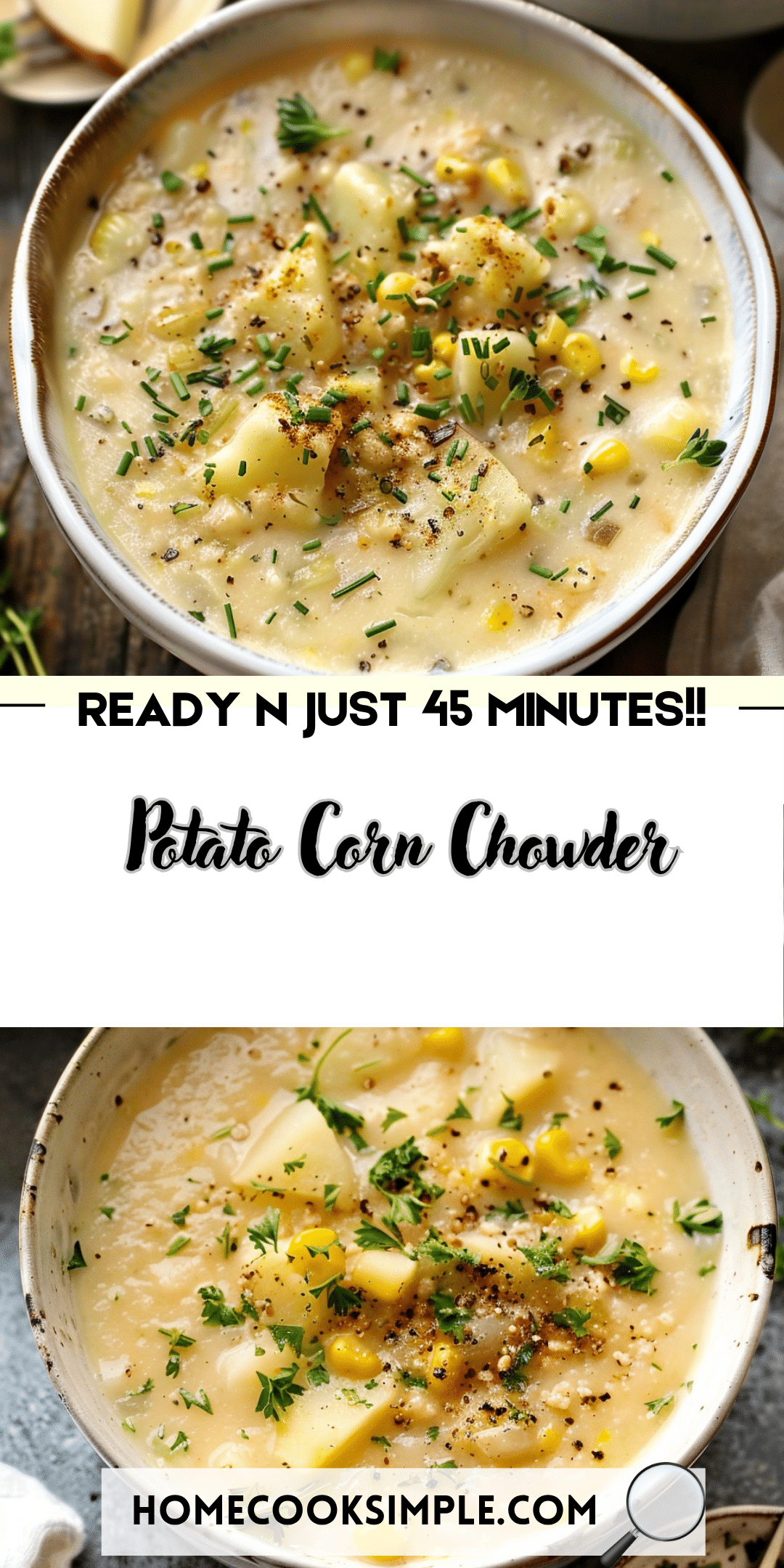 Potato Corn Chowder - Home Cook Simple