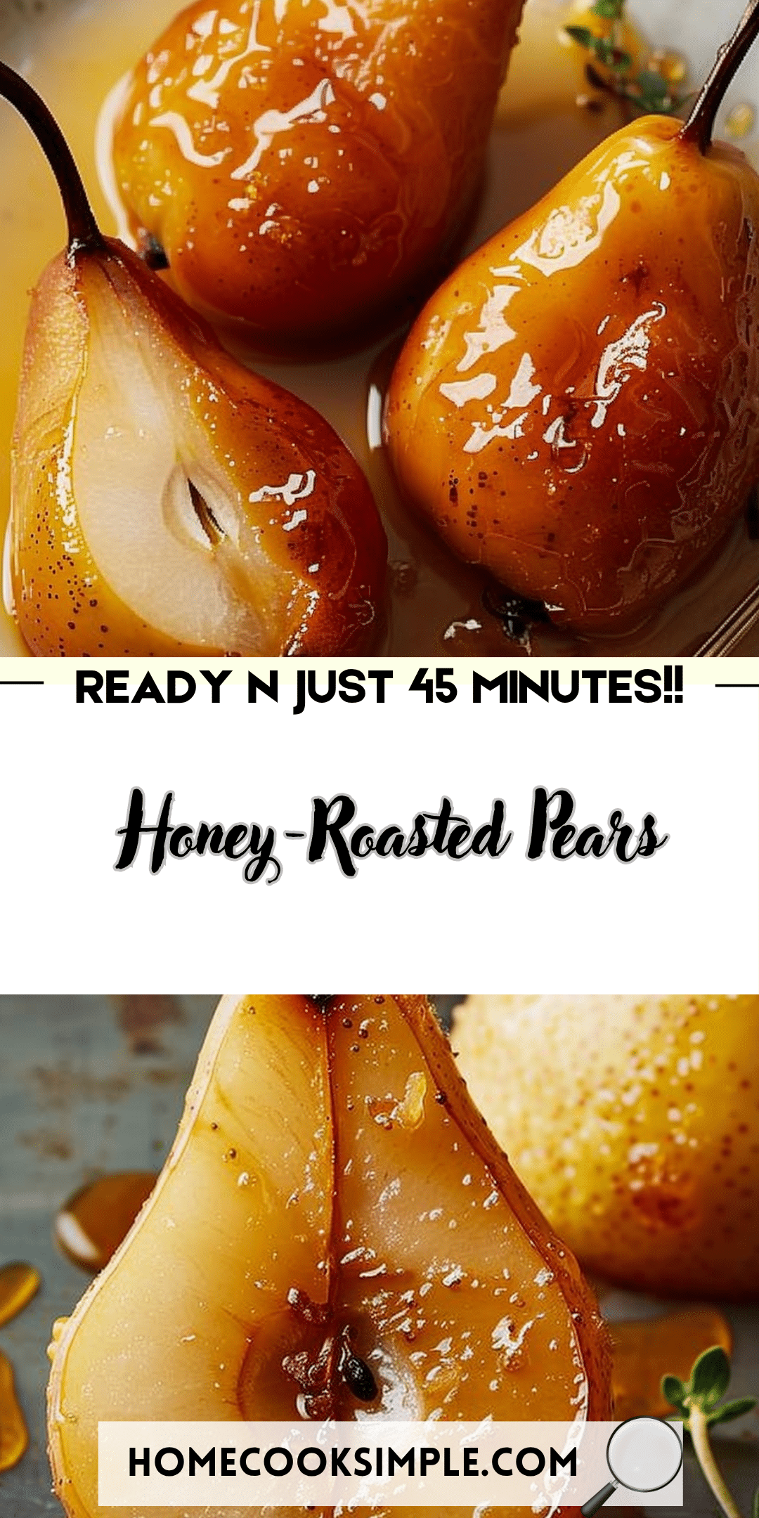 Honey-Roasted Pears - Home Cook Simple