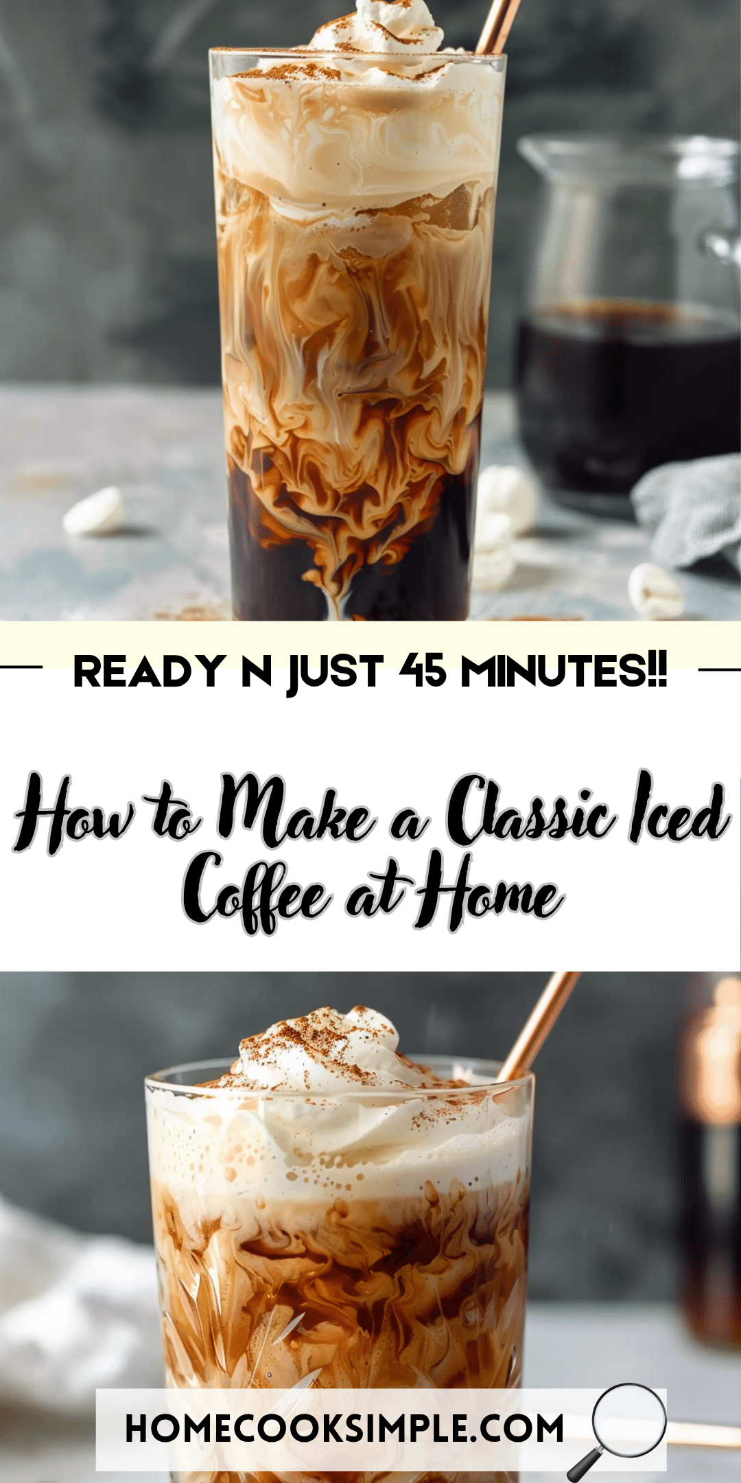 How to Make a Classic Iced Coffee at Home - Home Cook Simple