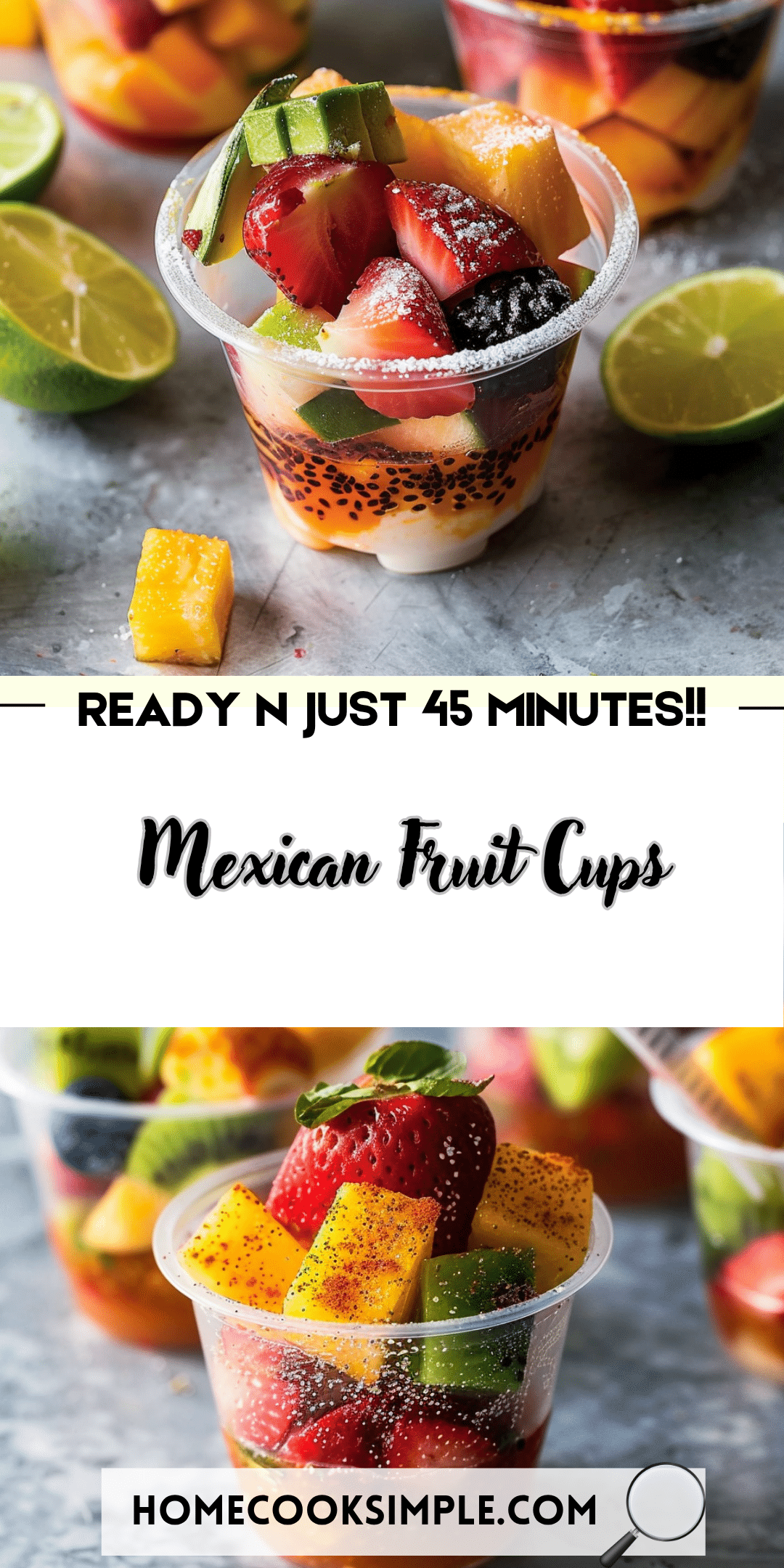 Mexican Fruit Cups - Home Cook Simple