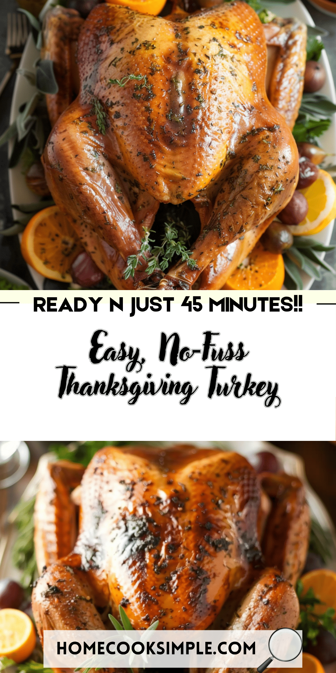 Easy, No‑Fuss Thanksgiving Turkey - Home Cook Simple