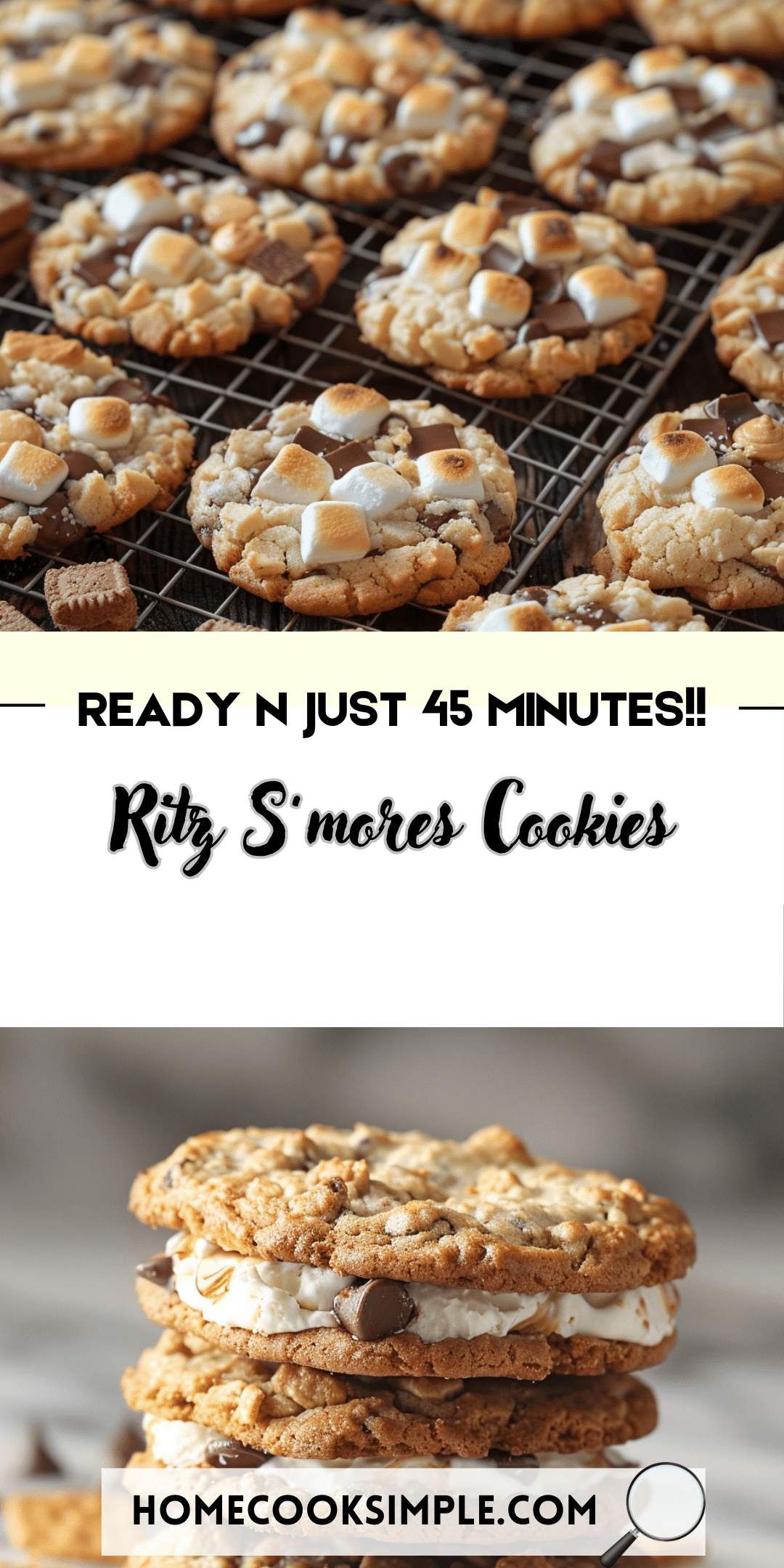 Ritz S’mores Cookies - Home Cook Simple