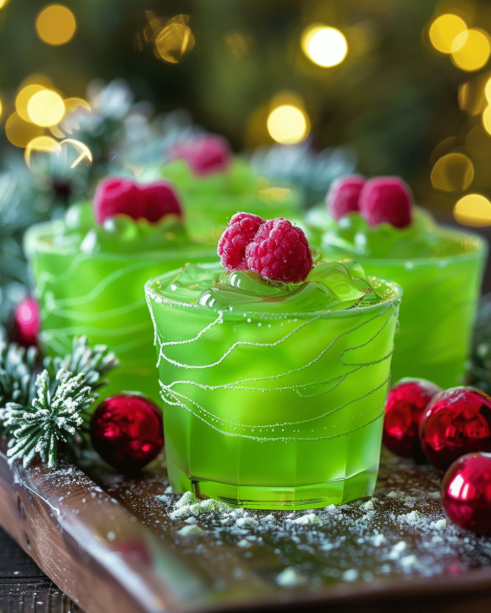 Grinch Jello Shots - Home Cook Simple