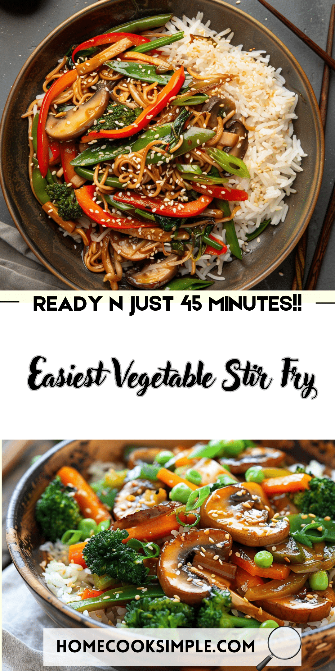 Easiest Vegetable Stir Fry - Home Cook Simple