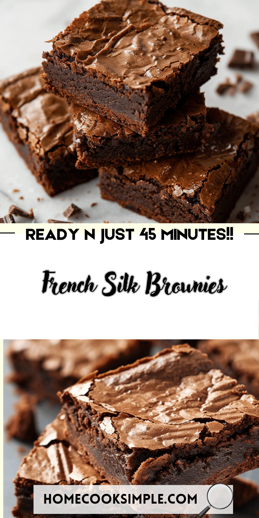 French Silk Brownies - Home Cook Simple