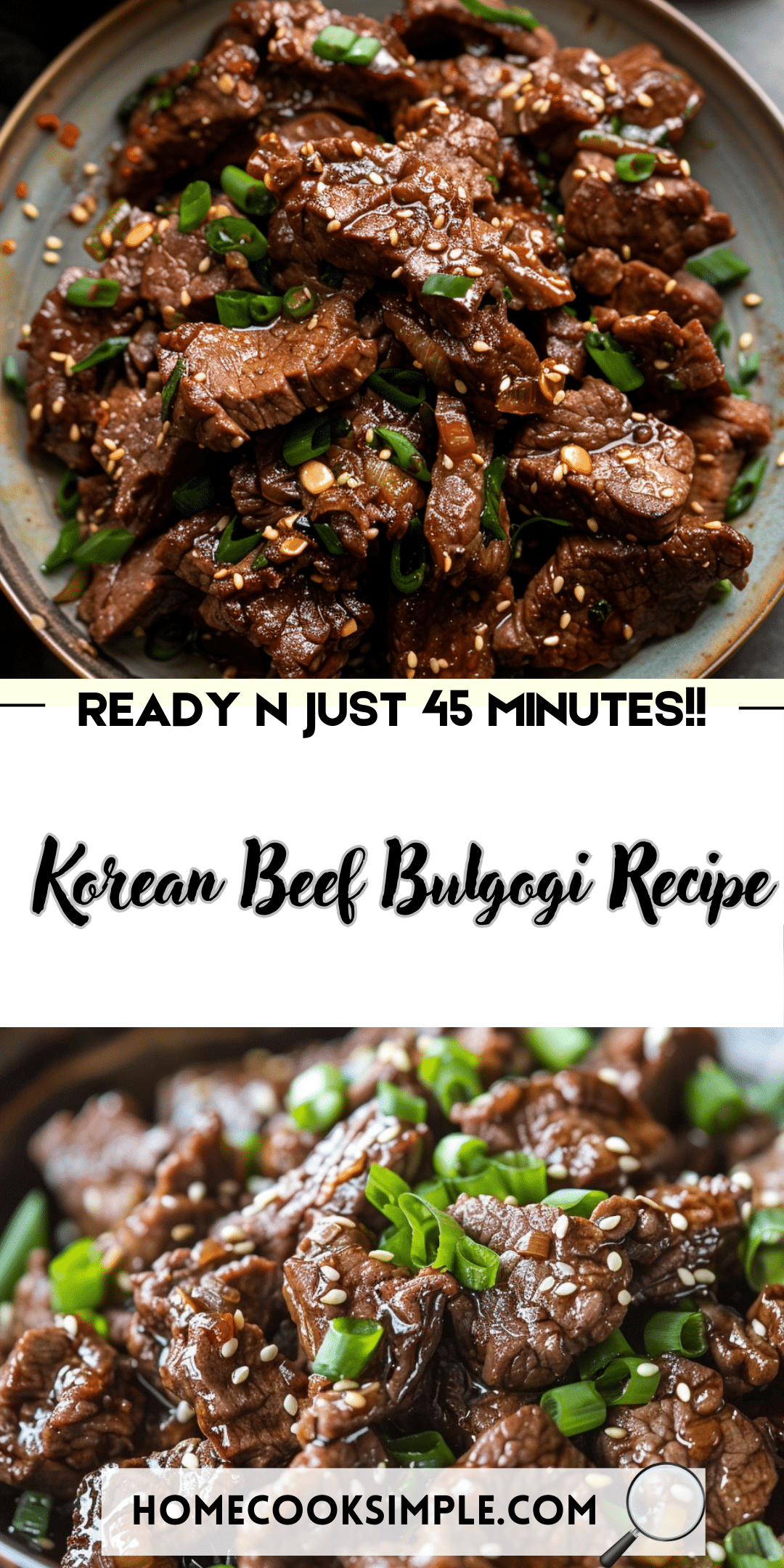 Korean Beef Bulgogi Recipe - Home Cook Simple