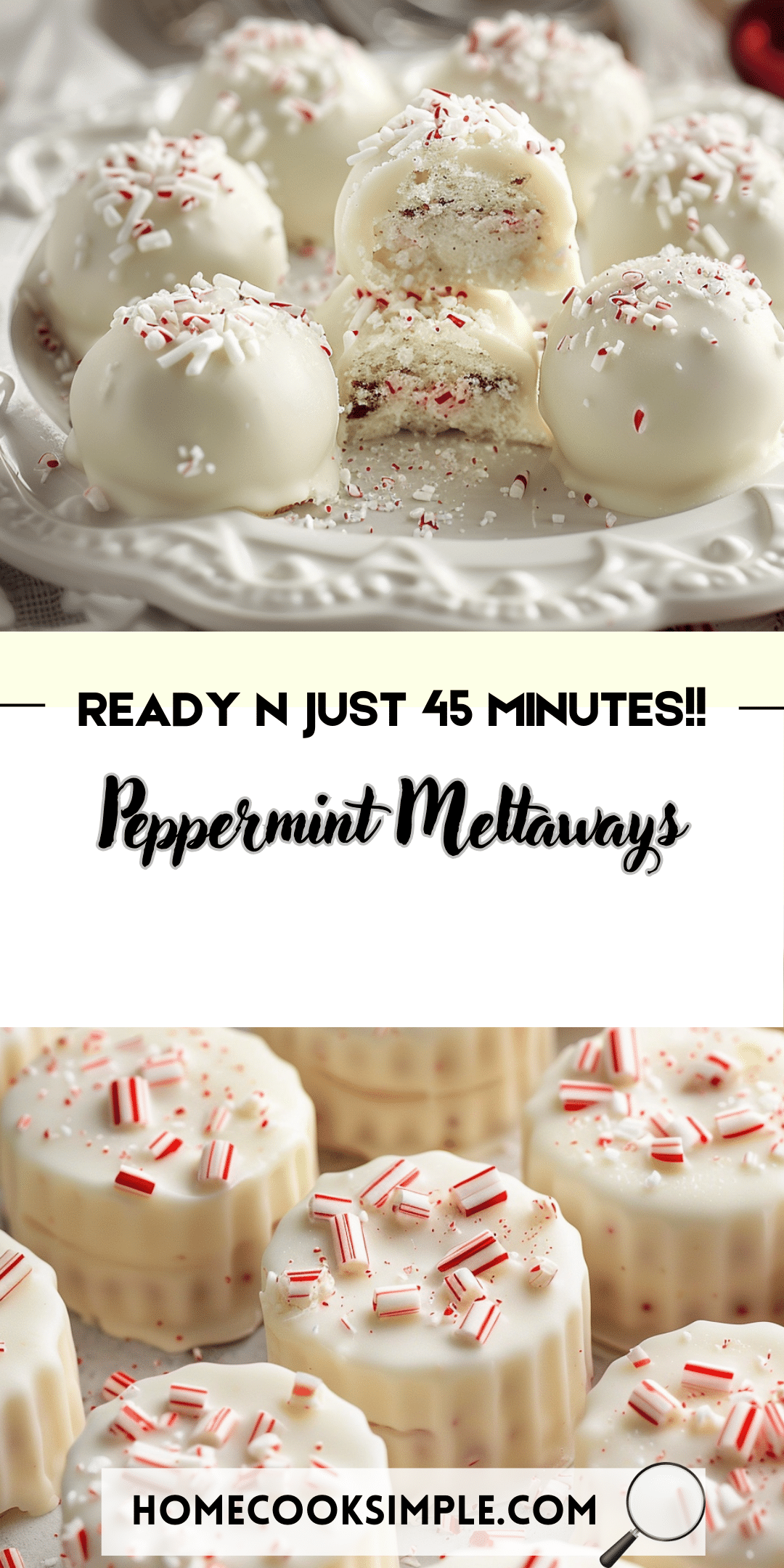 Peppermint Meltaways - Home Cook Simple