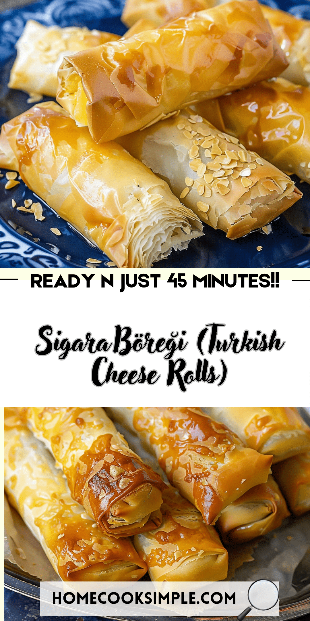 Sigara Böreği (Turkish Cheese Rolls) - Home Cook Simple