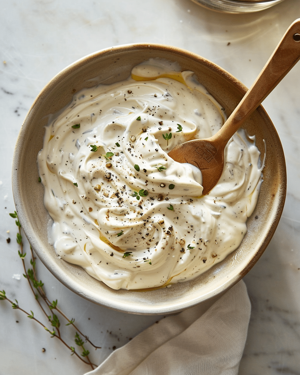 Garlic Cream Sauce - Home Cook Simple
