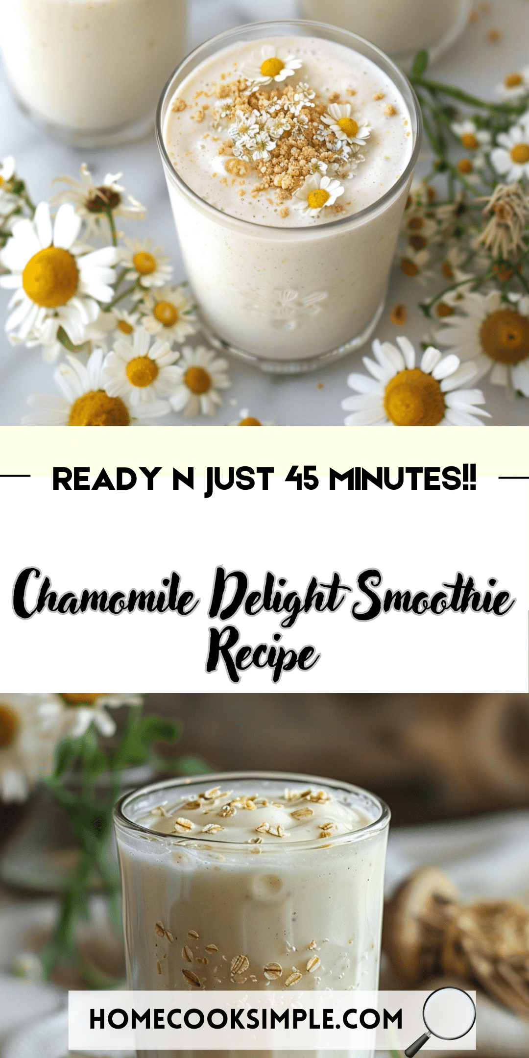 Chamomile Delight Smoothie Recipe - Home Cook Simple