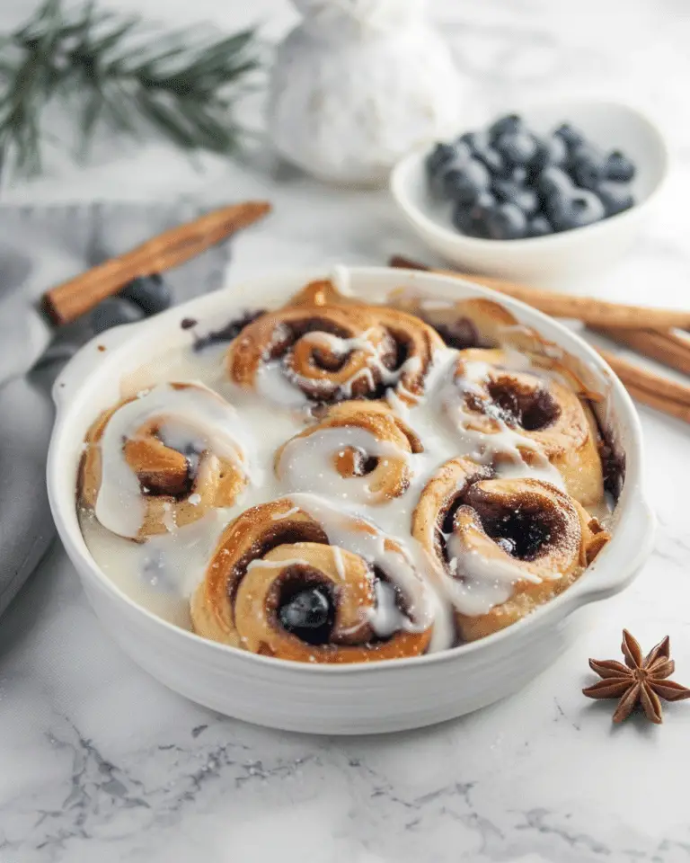 Homemade Blueberry Cinnamon Rolls - Home Cook Simple