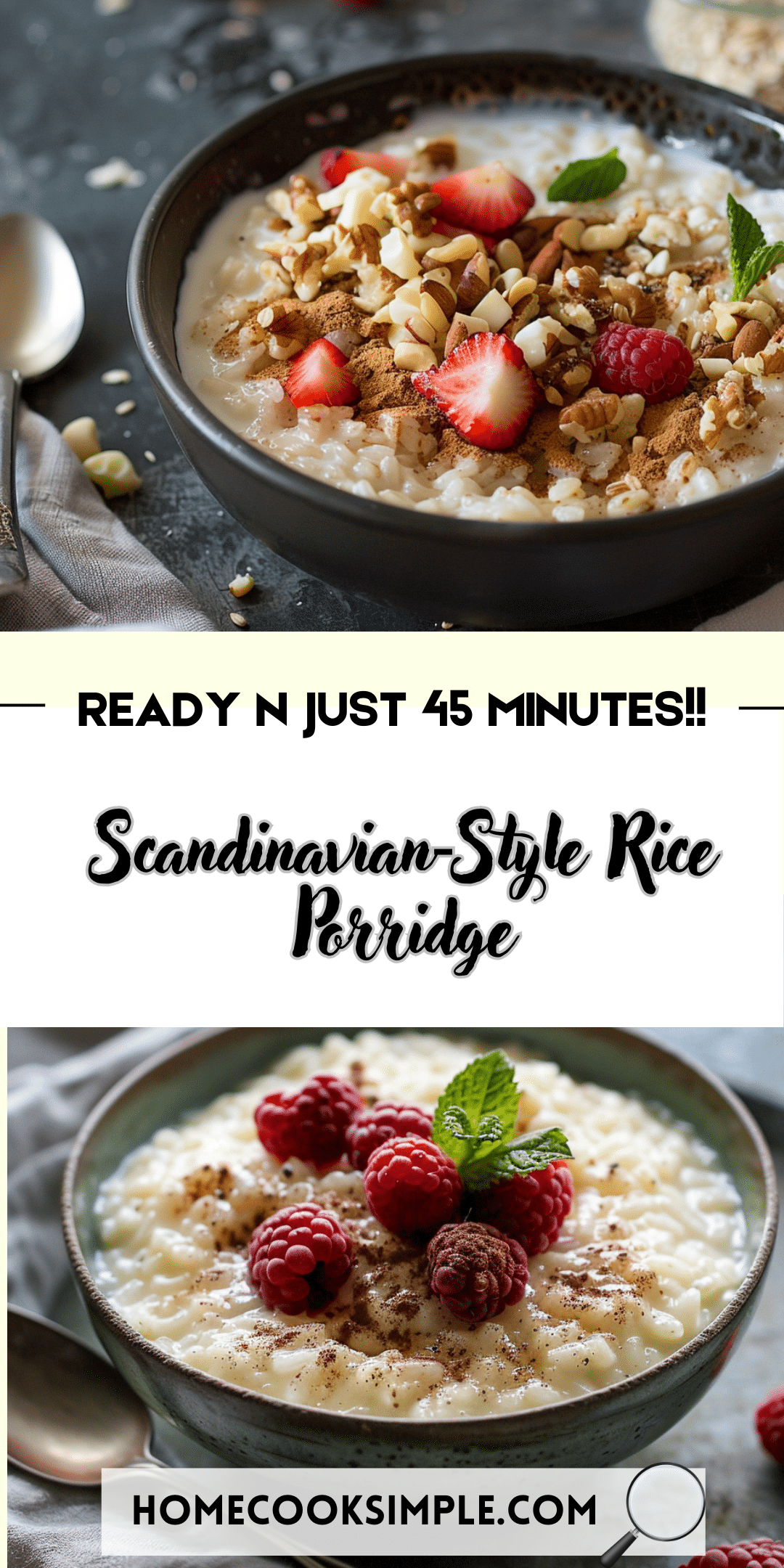 Scandinavian‑Style Rice Porridge - Home Cook Simple