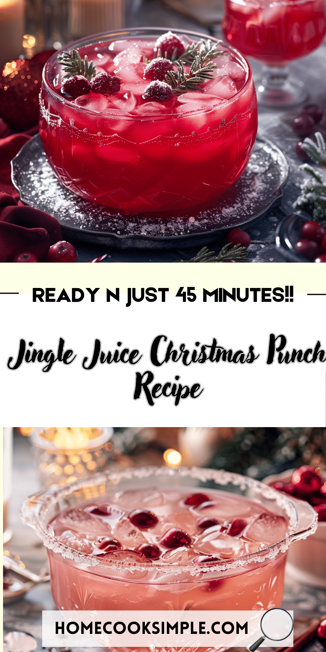 Jingle Juice Christmas Punch Recipe - Home Cook Simple
