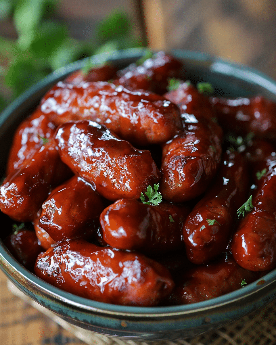 BBQ Little Smokies Crock Pot Recipe - Home Cook Simple