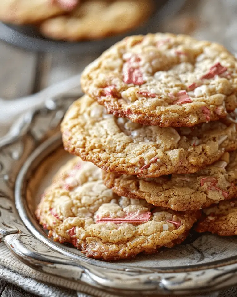 Brown Sugar Rhubarb Cookies - Home Cook Simple