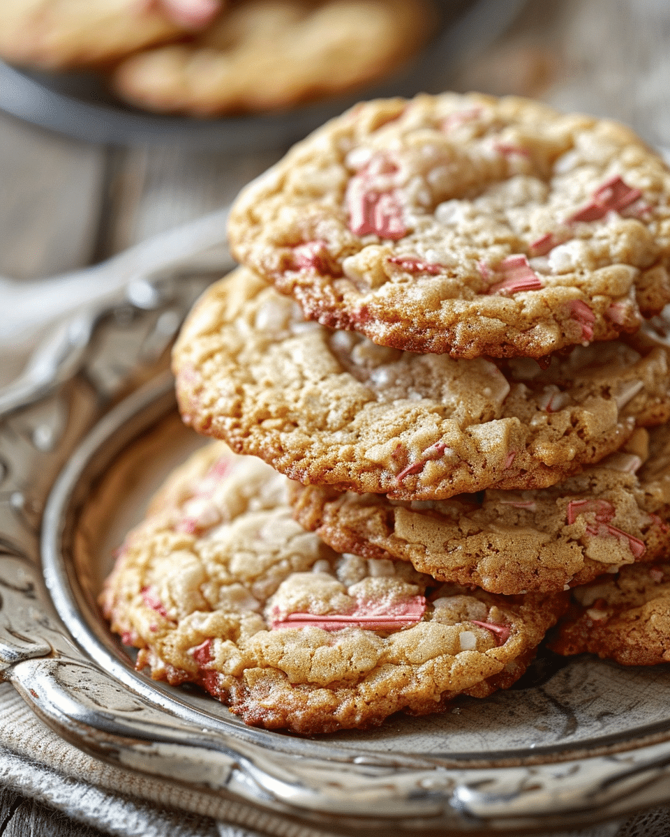 Brown Sugar Rhubarb Cookies - Home Cook Simple