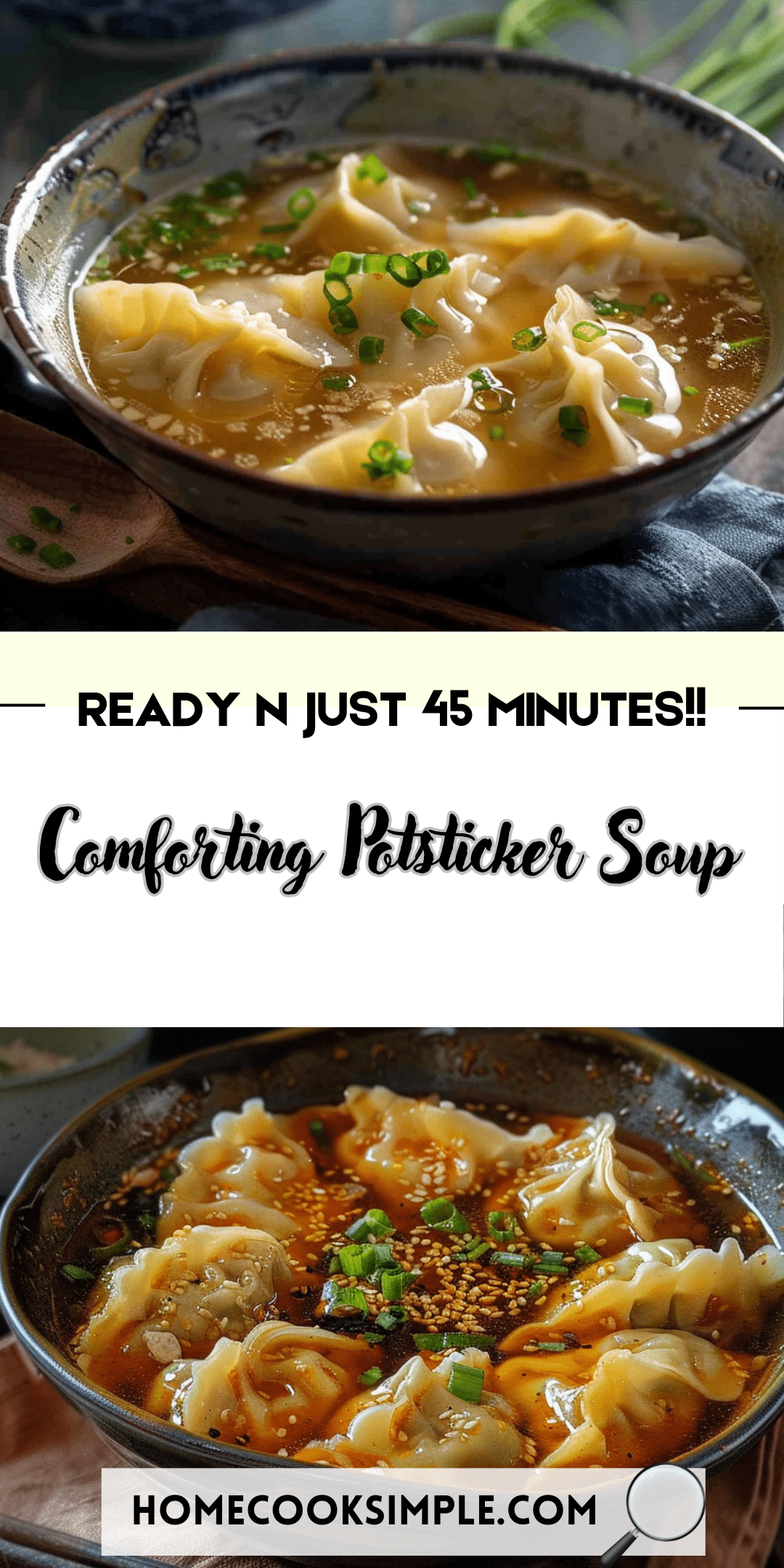 Comforting Potsticker Soup - Home Cook Simple
