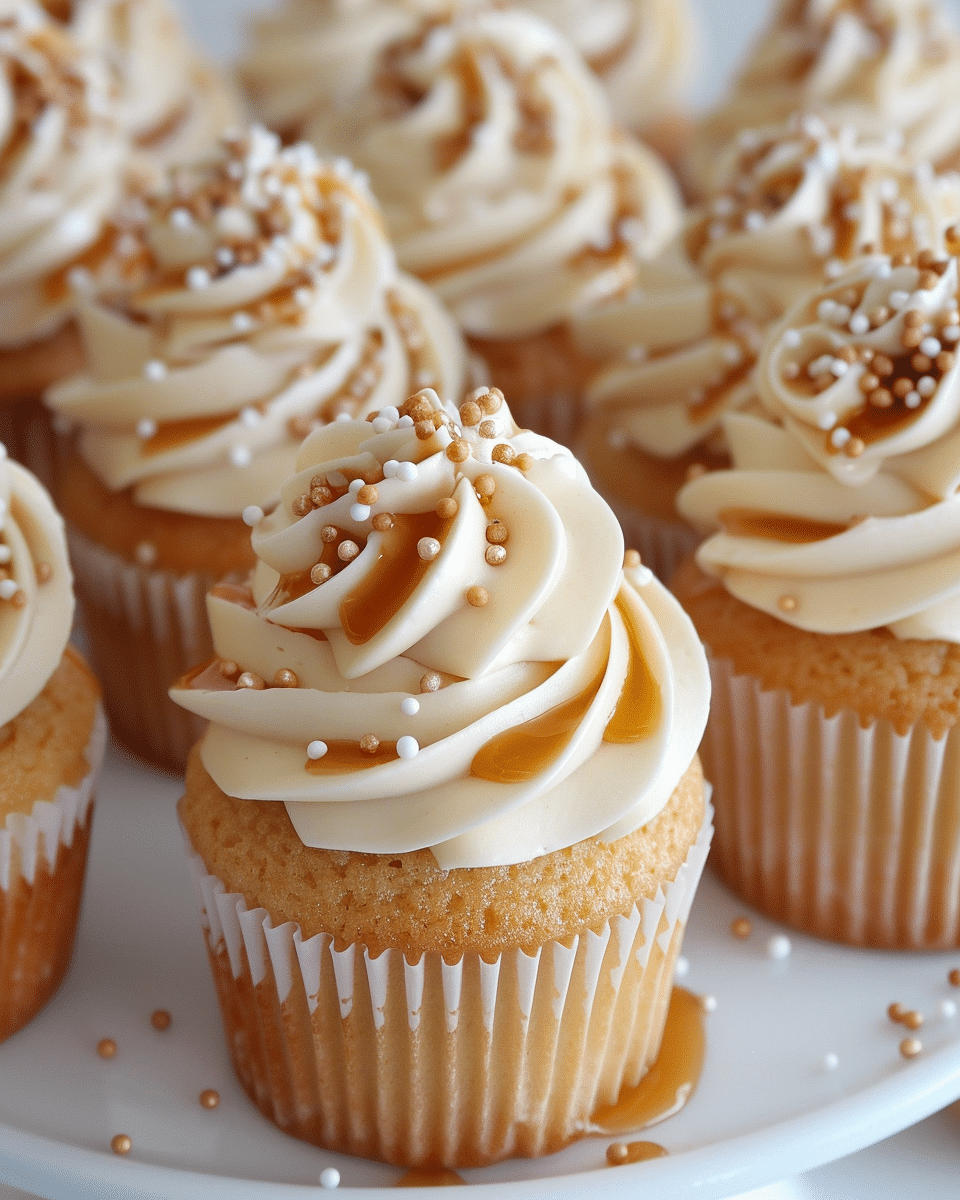 Salted Caramel Cupcakes - Home Cook Simple