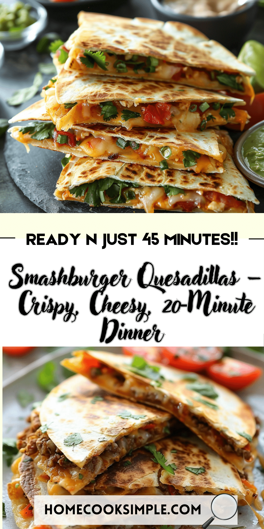 Smashburger Quesadillas – Crispy, Cheesy, 20‑Minute Dinner - Home Cook ...