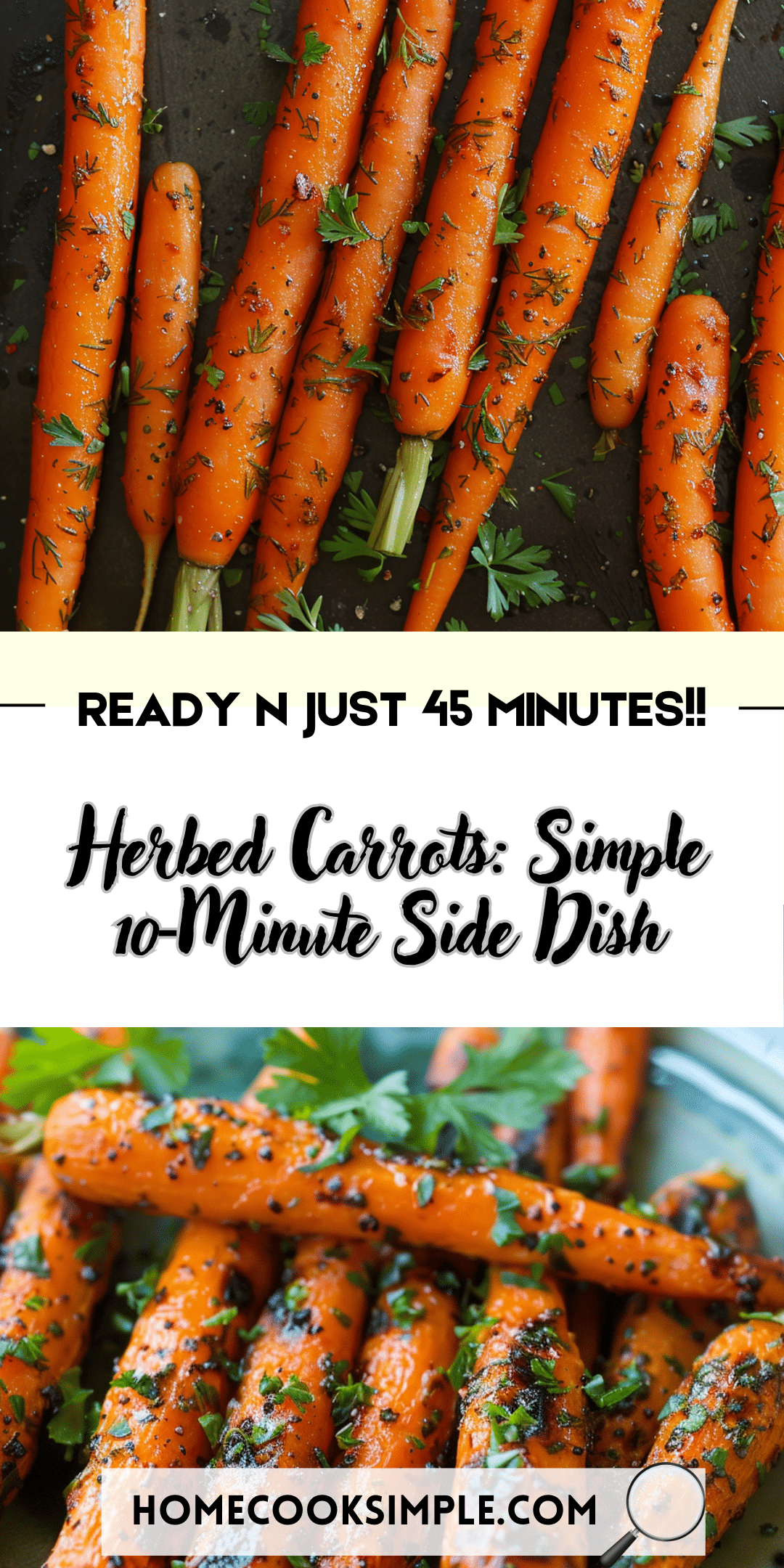 Herbed Carrots: Simple 10‑Minute Side Dish - Home Cook Simple