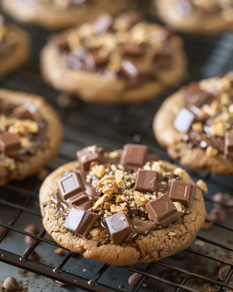 Irresistibly Rich Kinder Chocolate Chunk Cookies with a Decadent ...