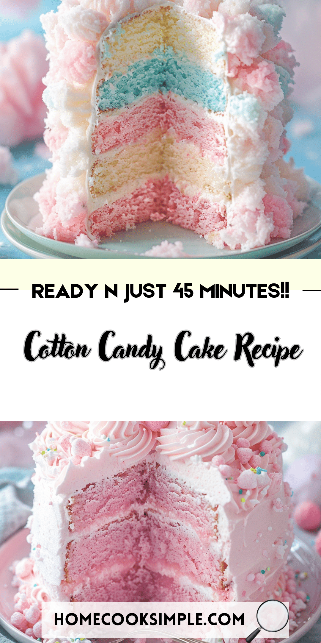 Cotton Candy Cake Recipe - Home Cook Simple