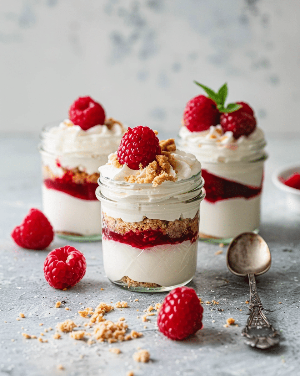 No-Bake Cheesecake Jars Recipe - Home Cook Simple