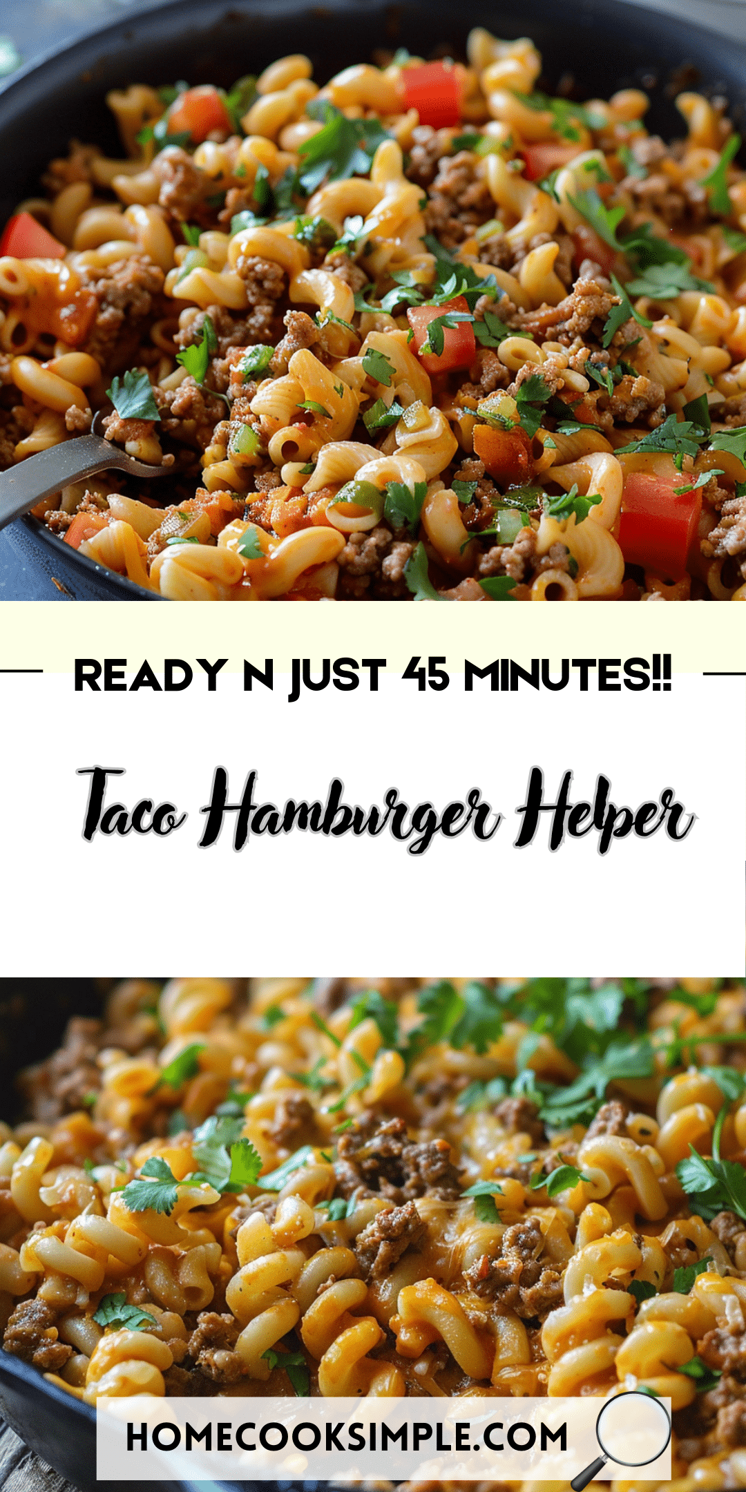 Taco Hamburger Helper - Home Cook Simple