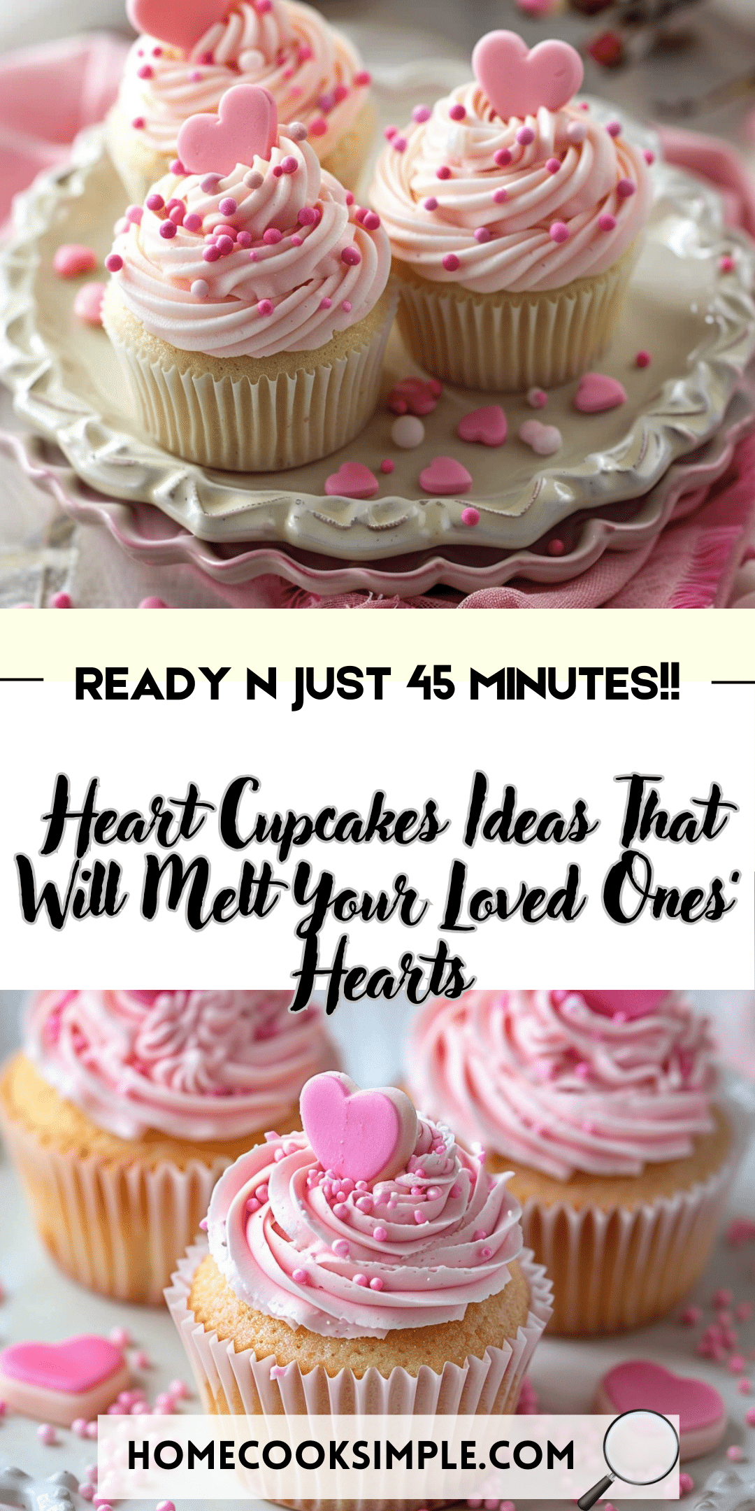 Heart Cupcakes Ideas That Will Melt Your Loved Ones’ Hearts - Home Cook ...