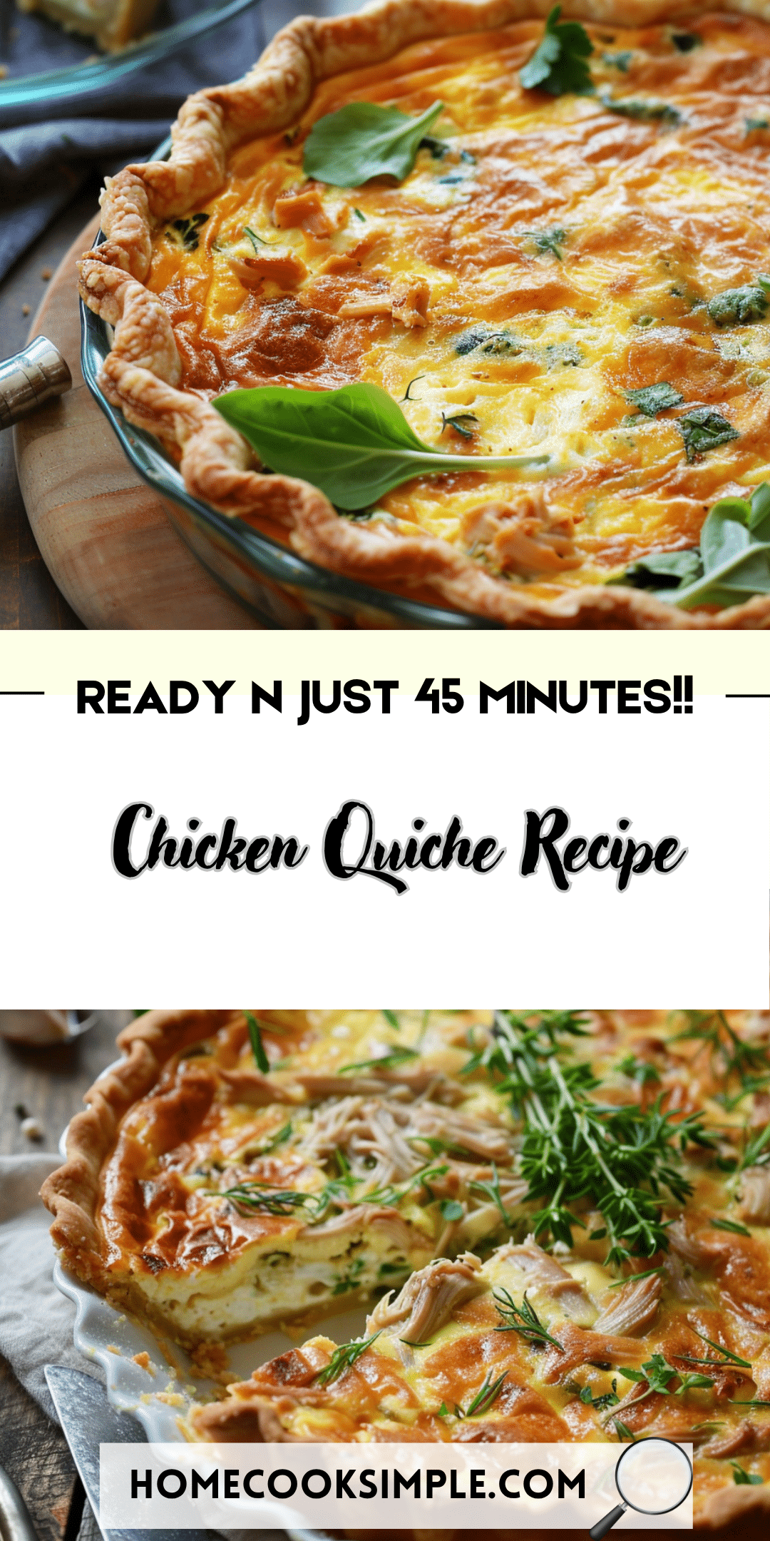 Chicken Quiche Recipe - Home Cook Simple