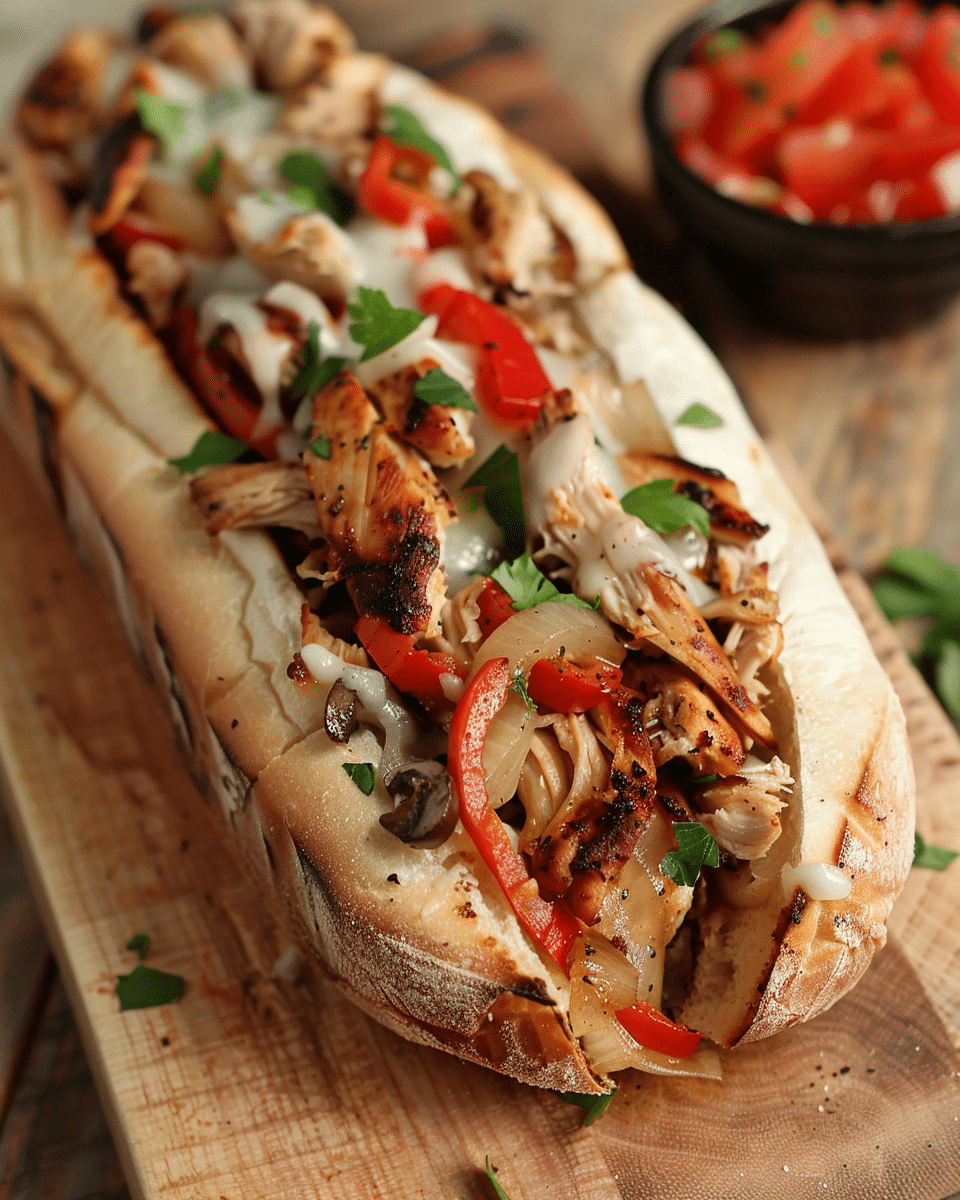 Chicken Philly Sandwich - Home Cook Simple