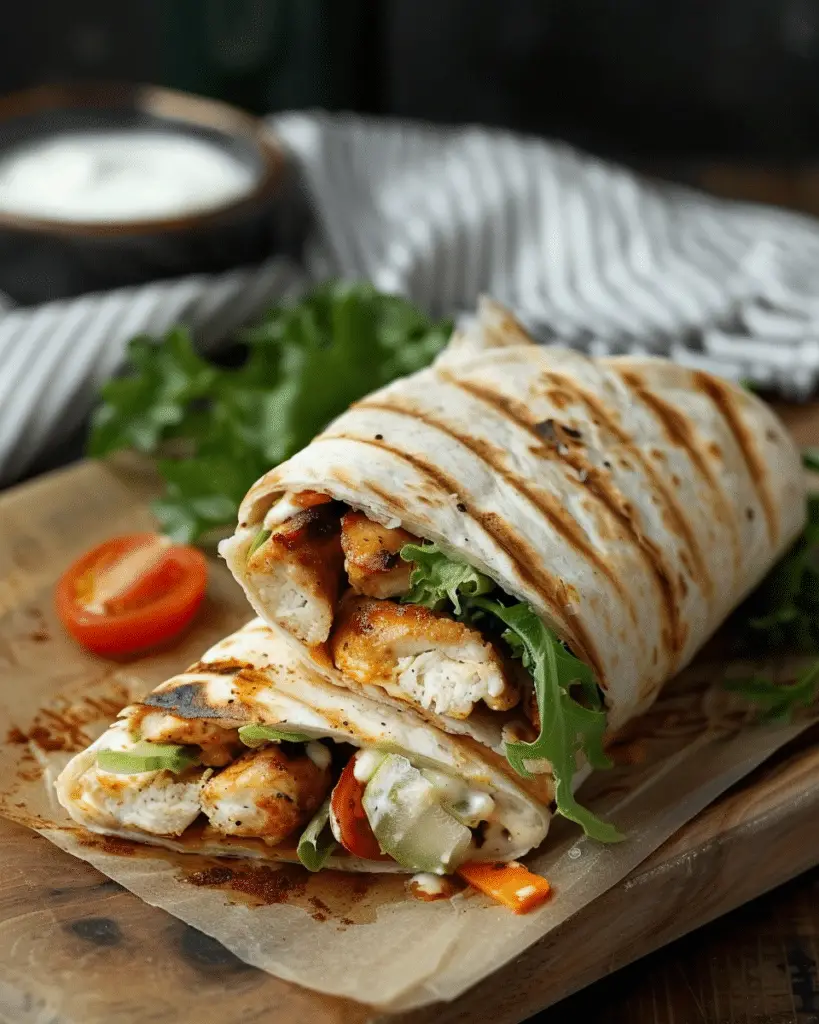 Grilled Chicken Wrap - Home Cook Simple
